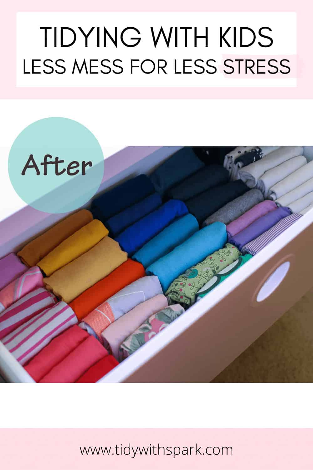 4 Rules of Tidying with Kids for less stress and more joy
