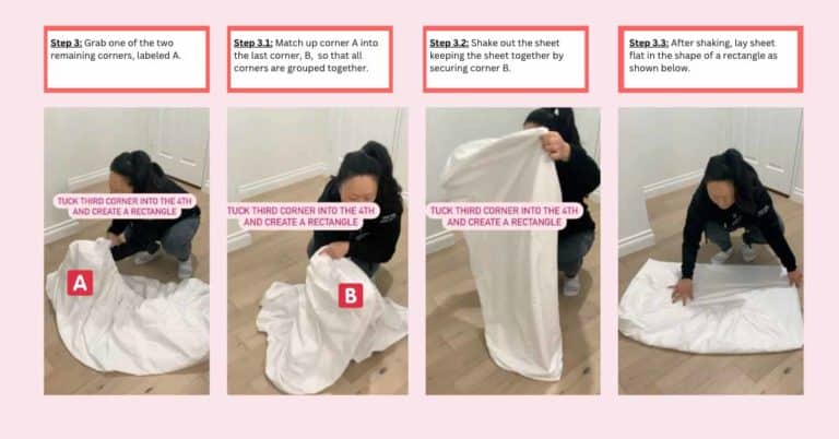 How to fold a fitted sheet - Tidy with SPARK